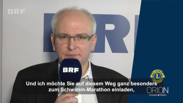 Peter Dries unterstützt den 24. Schwimm-Marathon - BRF Mediathek